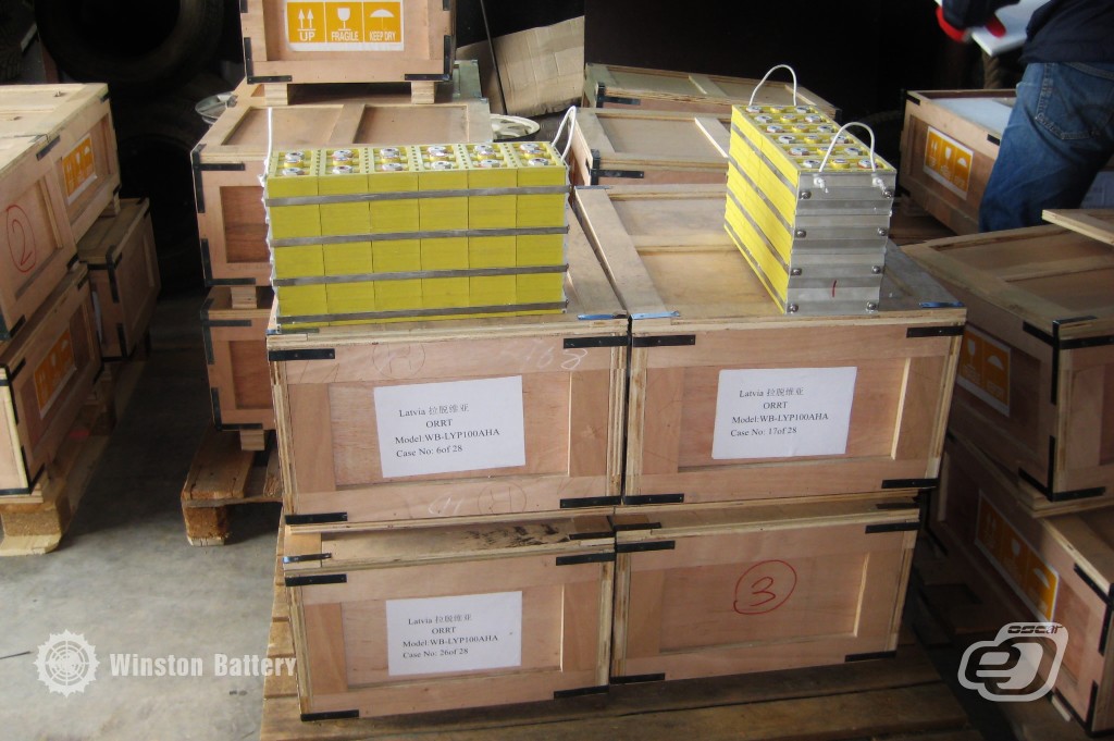 Video: Arrival of Batteries for OSCar eO from Winston Battery — Photos ...